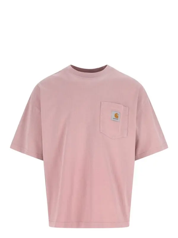 Carhartt Work In Progress Hudson Pocket' T-shirt - Pink