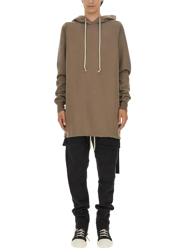 Rick Owens Oversized Hoodie - Beige