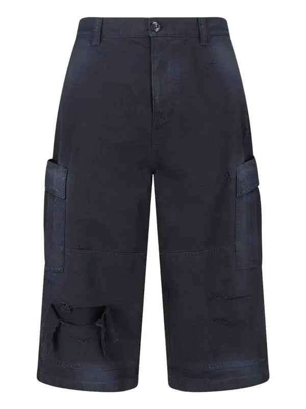 TONYWACK Cargo Shorts - Black