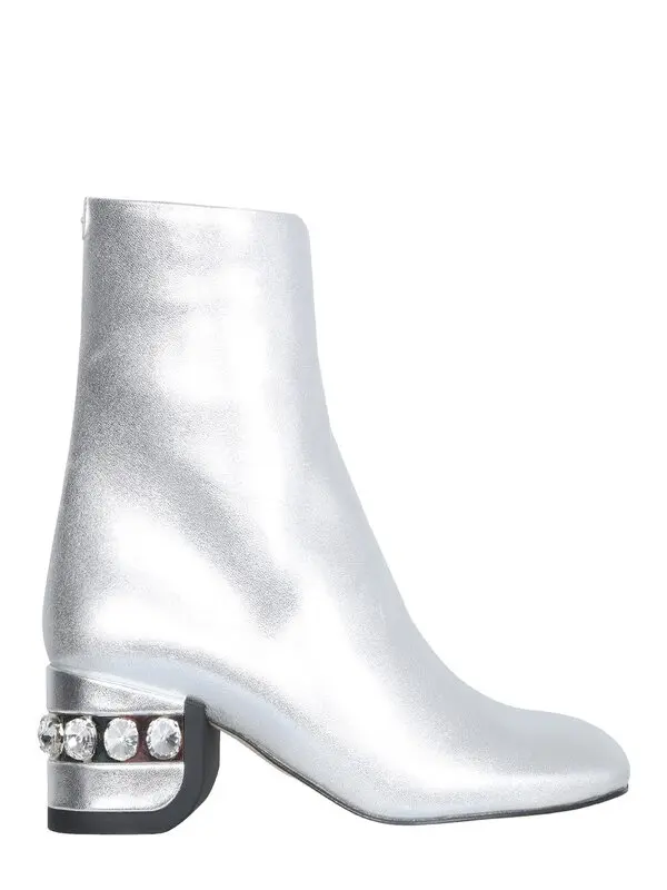 NICHOLAS KIRKWOOD 55jj Crystal Boots - Silver