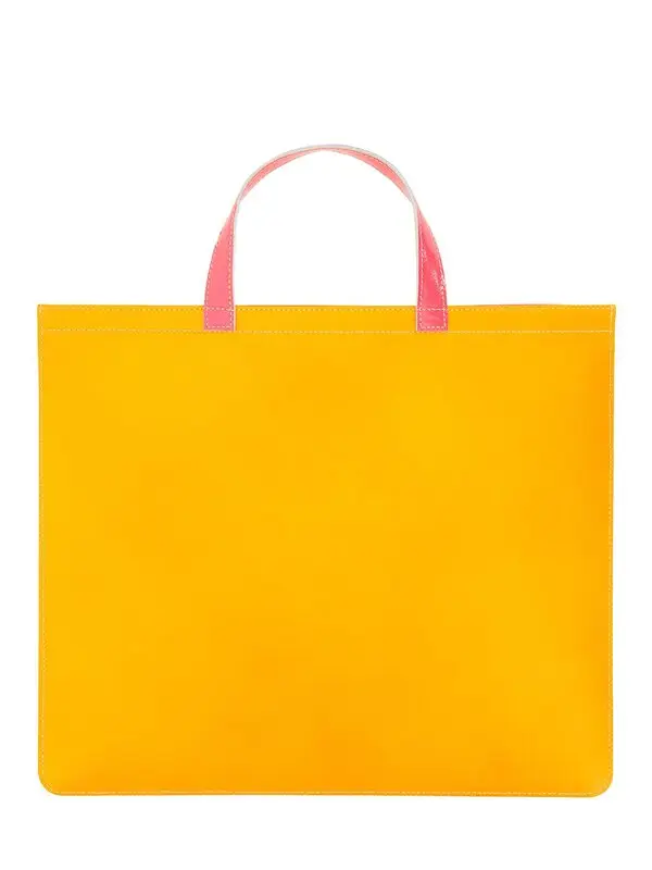 Comme Des Garçons Super Fluo Leather Tote Bag - Multicolour