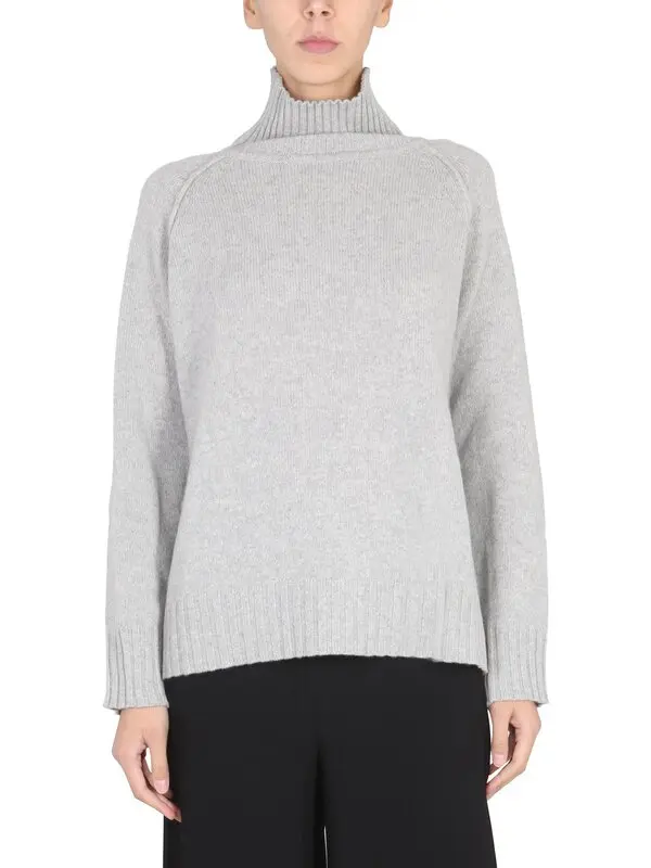 STEFANO MORTARI Turtleneck Top - Grey