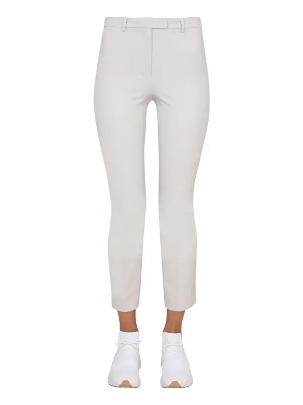 Max Mara Slim Fit Trousers - Ivory