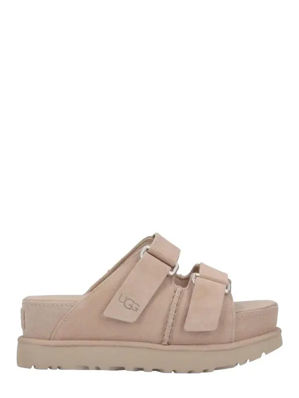 UGG Goldenstar Hi Platform Sandals - Beige