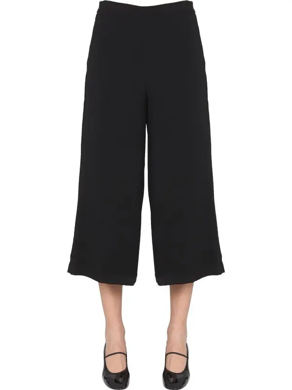 STEFANO MORTARI Cropped Trousers - Black