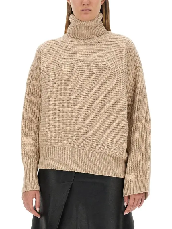 Stella McCartney Turtleneck Top - Beige