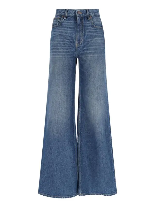 Chloé Palazzo Jeans - Blue