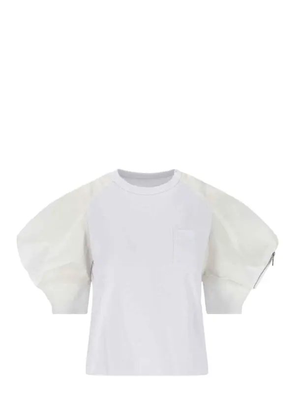 Sacai Balloon Sleeve T-shirt - White