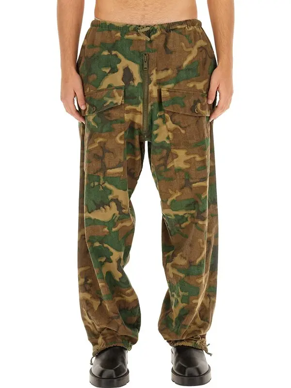Givenchy Camouflage Pants - Green