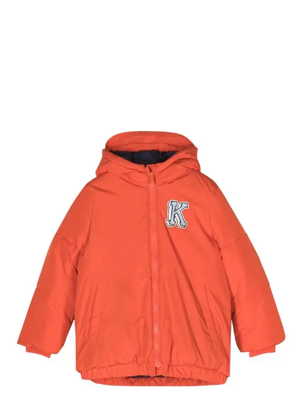 Kenzo Down Jacket With Hood - Orange