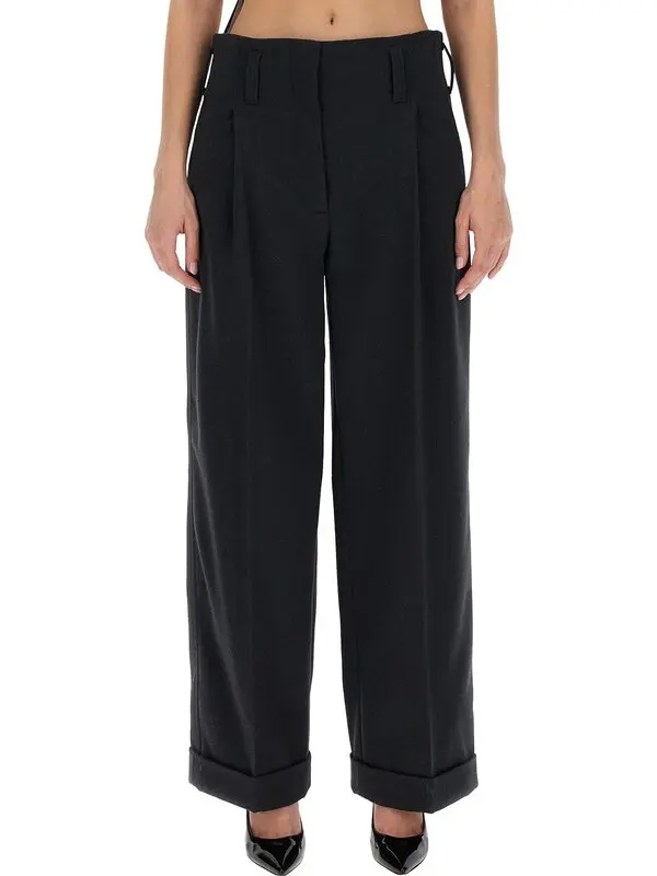 Philosophy Di Lorenzo Serafini Wide Leg Pants - Grey