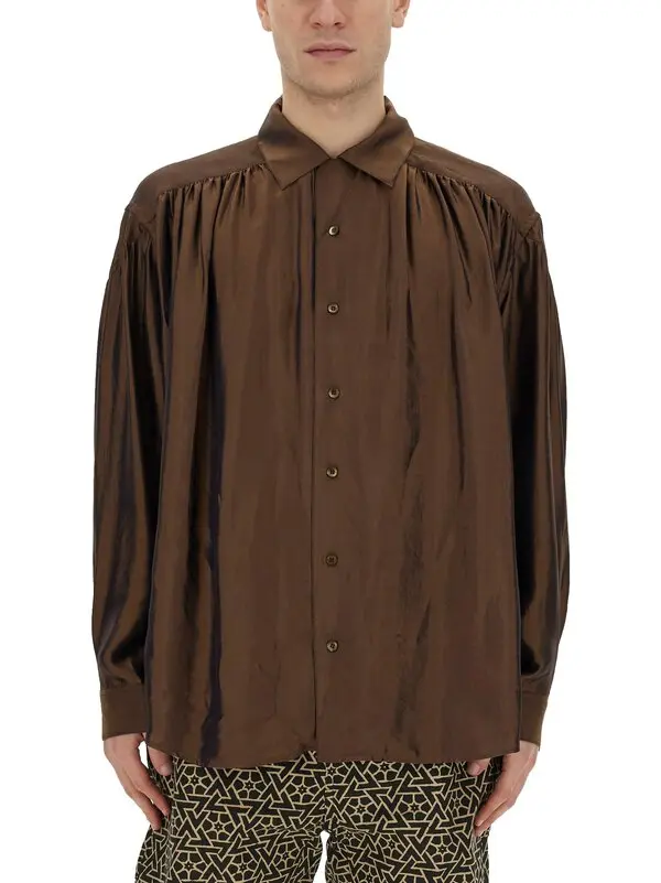 AIE Oversize Shirt - Brown