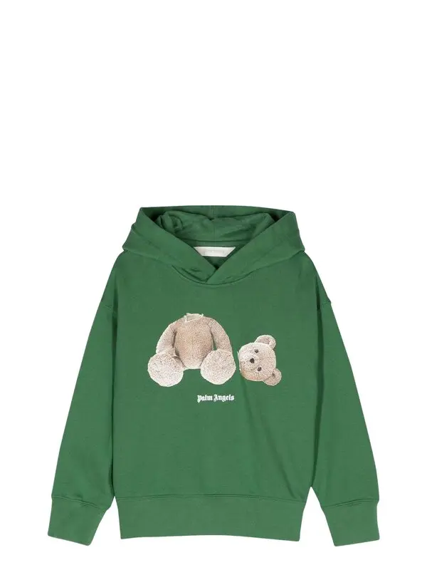 Palm Angels Bear Hoodie - Green