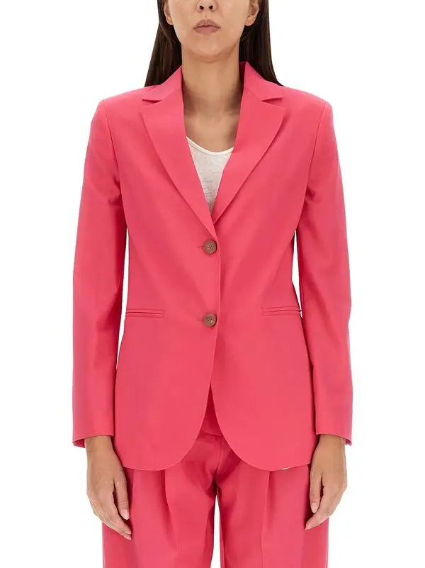 ALYSI Single-breasted Jacket - Fuchsia