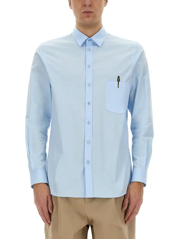 Moschino Office Inspiration" Shirt - Baby Blue