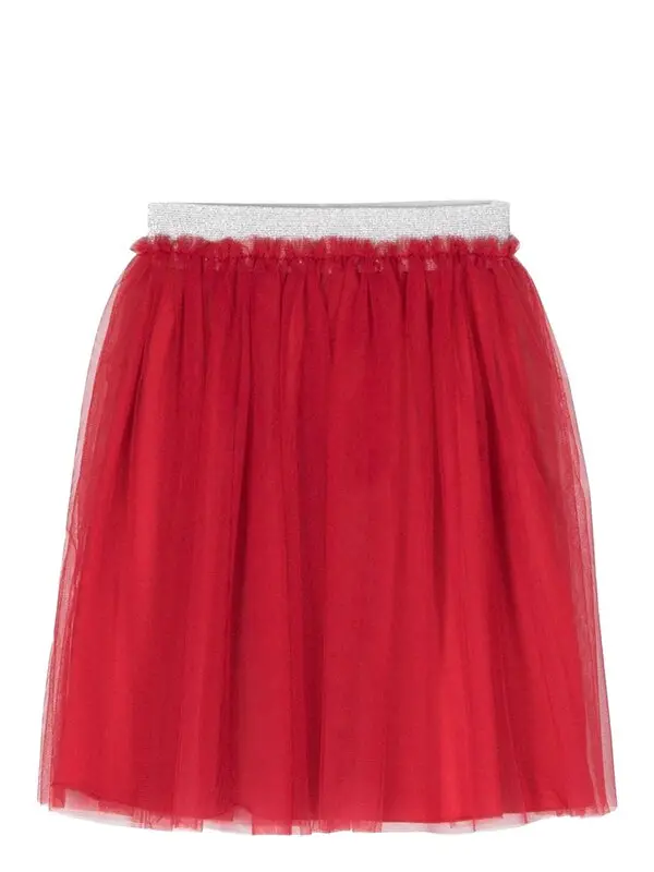 IL GUFO Tulle Skirt - Red