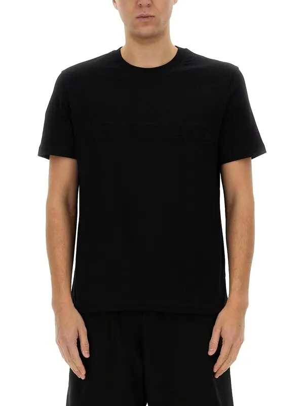 Helmut Lang Embossed Logo T-shirt - Black