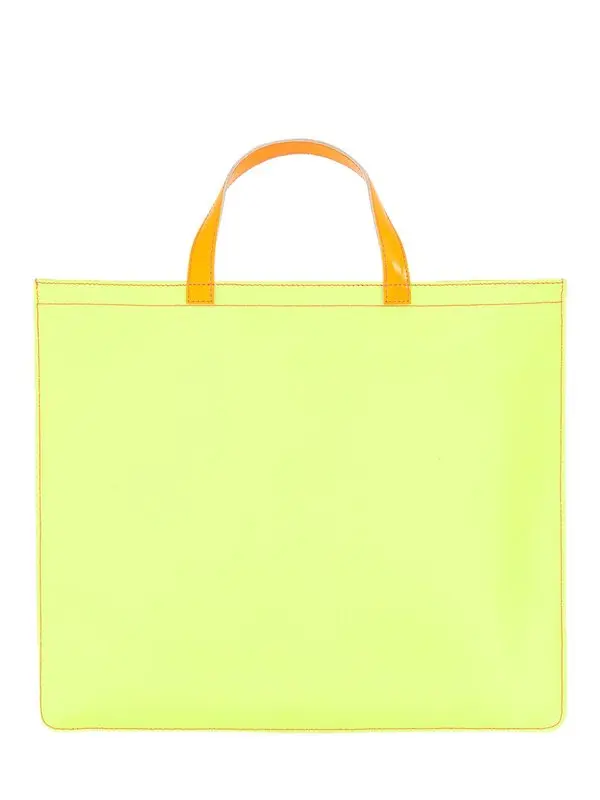 Comme Des Garçons Super Fluo Leather Tote Bag - Multicolour