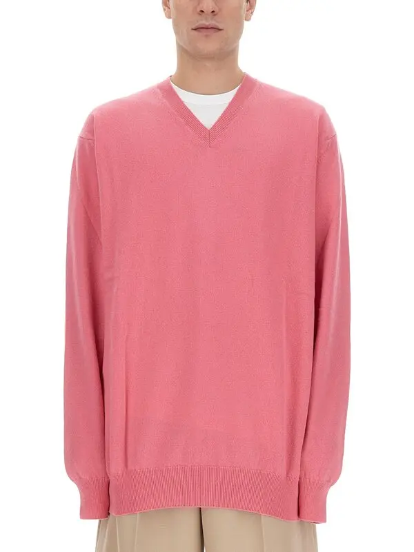 Comme Des Garçons Wool Jersey - Pink