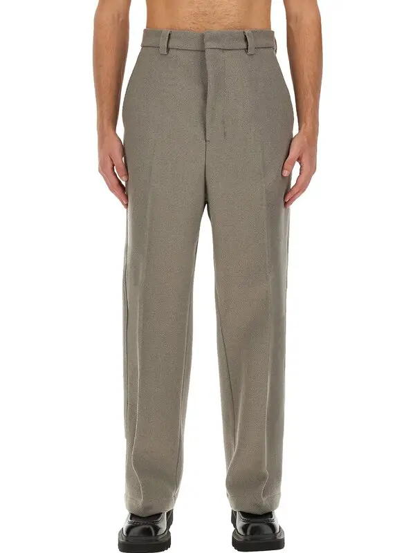 Ami Wide Fit Trousers - Brown