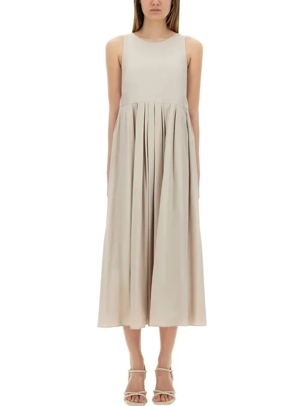 Max Mara Moira Long Dress - Beige
