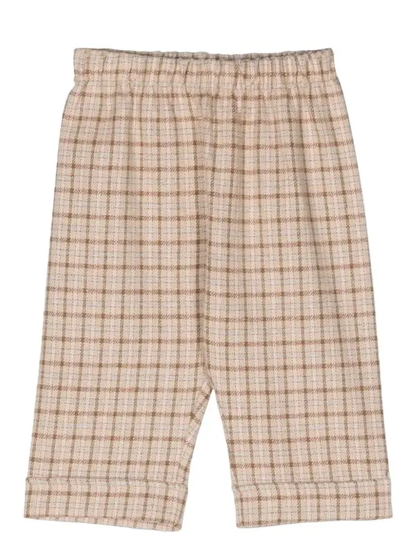 IL GUFO Checked Pants - Multicolour