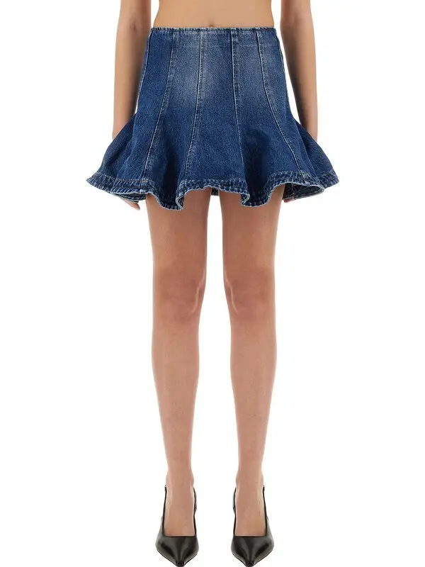 MSGM Mini Skirt - Denim