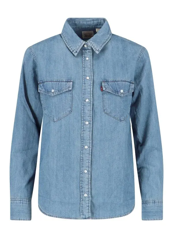 LEVI'S STRAUSS Western' Shirt - Blue