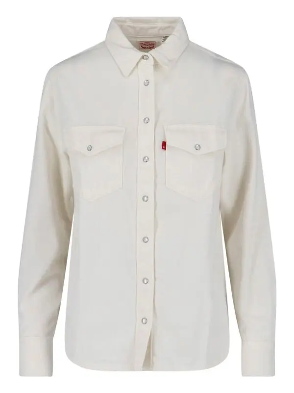LEVI'S STRAUSS Western' Shirt - White
