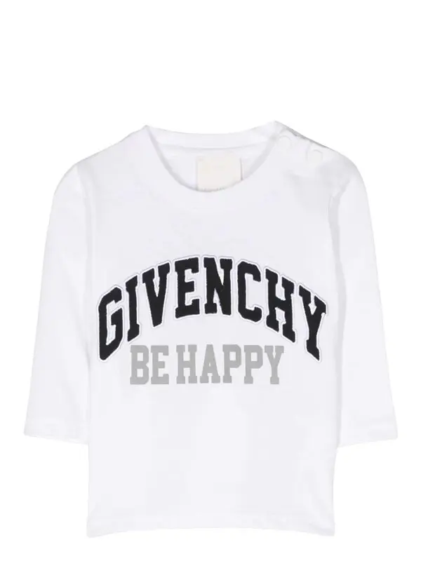 Givenchy Ml Logo T-shirt - White