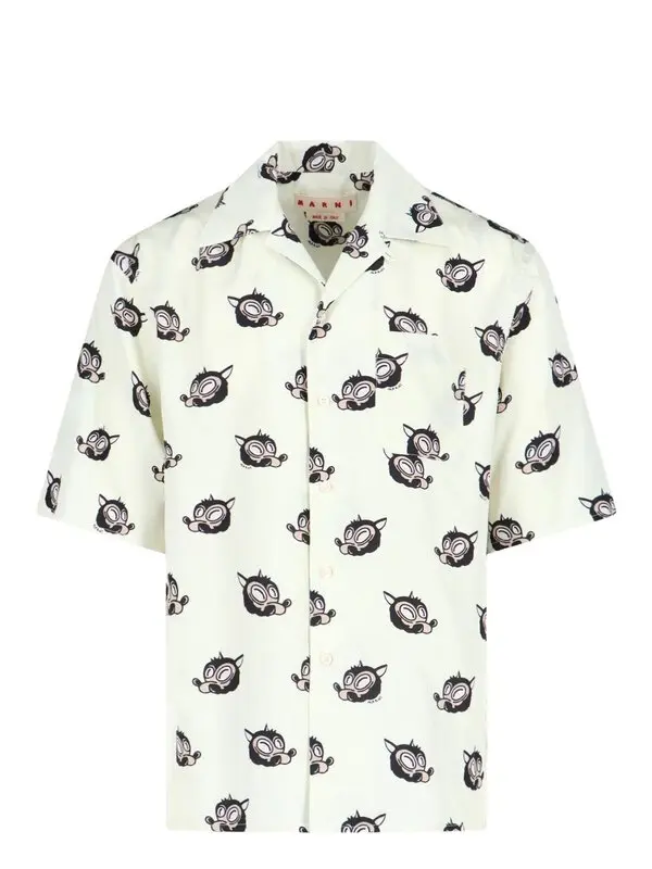 Marni Viscose Shirt - Cream