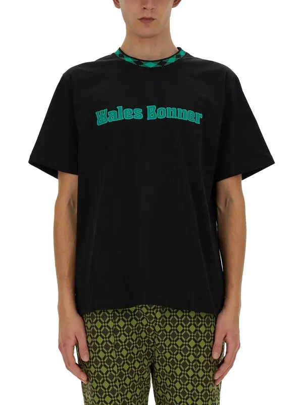 WALES BONNER Cotton T-shirt - Black