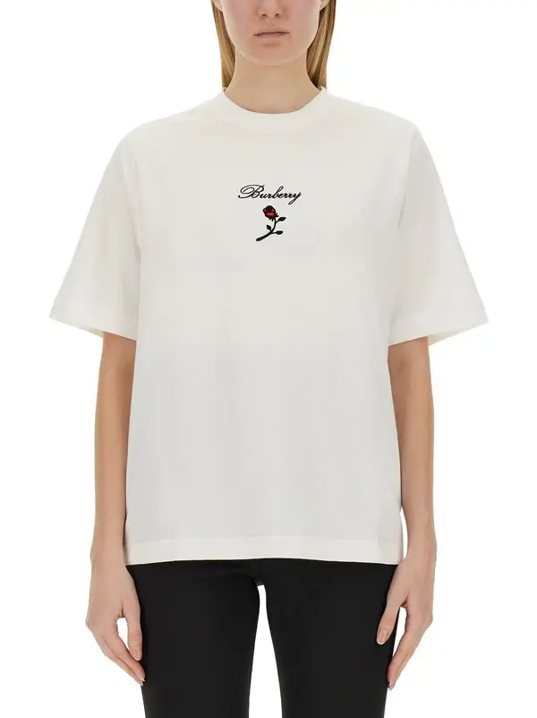 Burberry Logo T-shirt - White