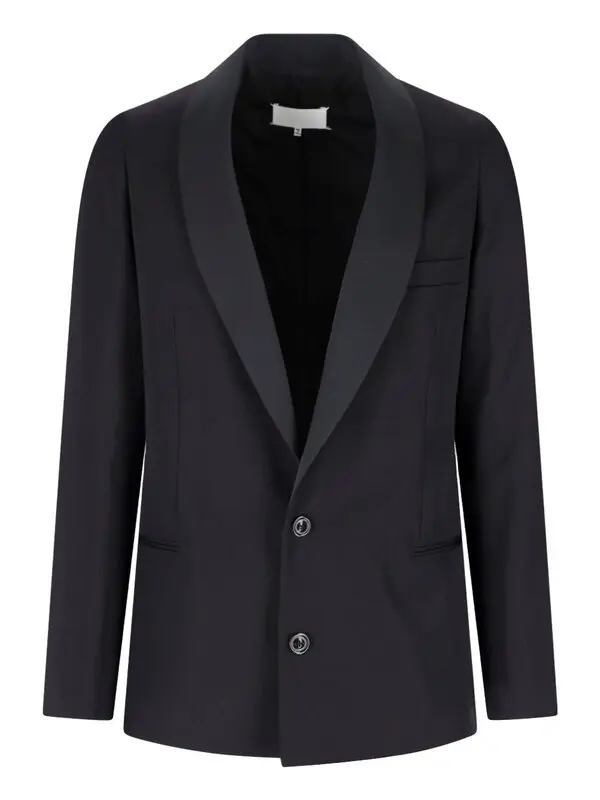 Tagliatore Single-breasted Virgin Wool Blazer - Black