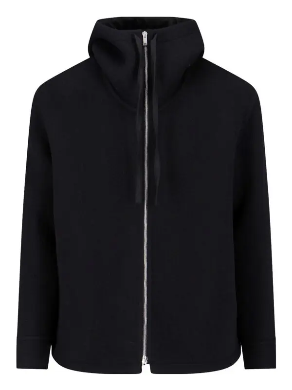 JIL SANDER Oversize Wool Jacket - Black