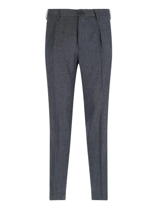 Incotex Virgin Wool Chinos - Gray