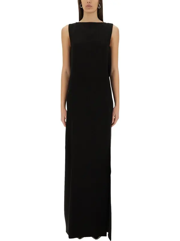 Max Mara Long Dress 'creso - Black