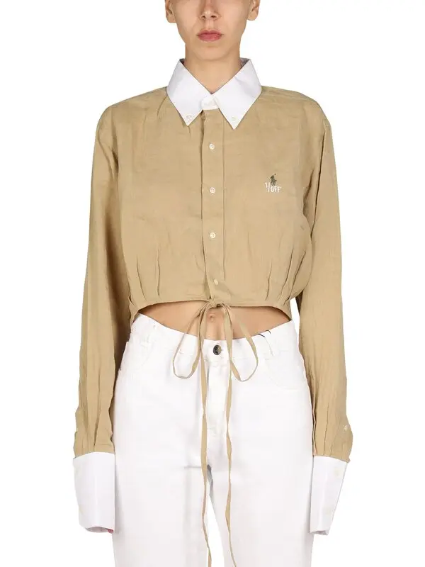1/OFF Remade Ralph Lauren Shirt - Beige