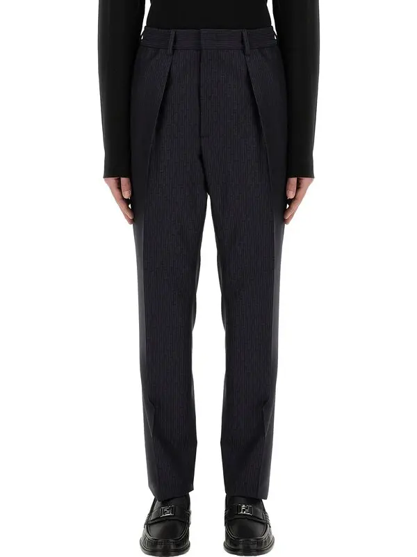 Fendi Wool Trousers - Blue