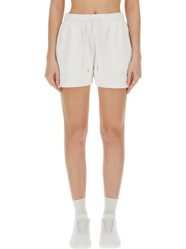 Stella McCartney Shorts With Logo - White