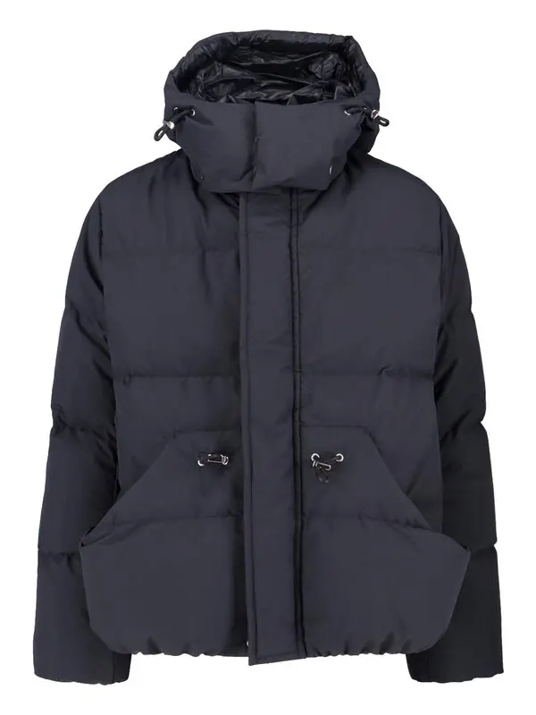 Dolce & Gabbana Hooded Down Jacket - Black