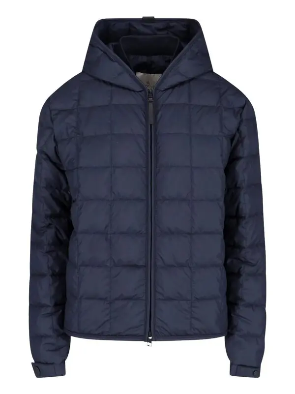 Dolce & Gabbana Hooded Down Jacket - Blue