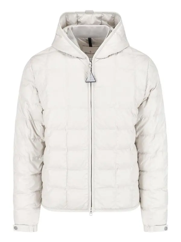 Dolce & Gabbana Hooded Down Jacket - Gray