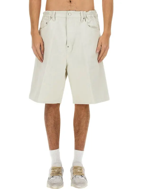 Dsquared2 Bermuda Denim Shorts - Ivory