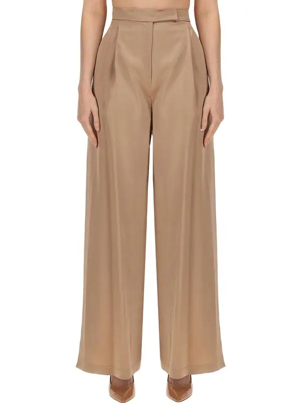 Max Mara Wide Leg Trousers - Beige
