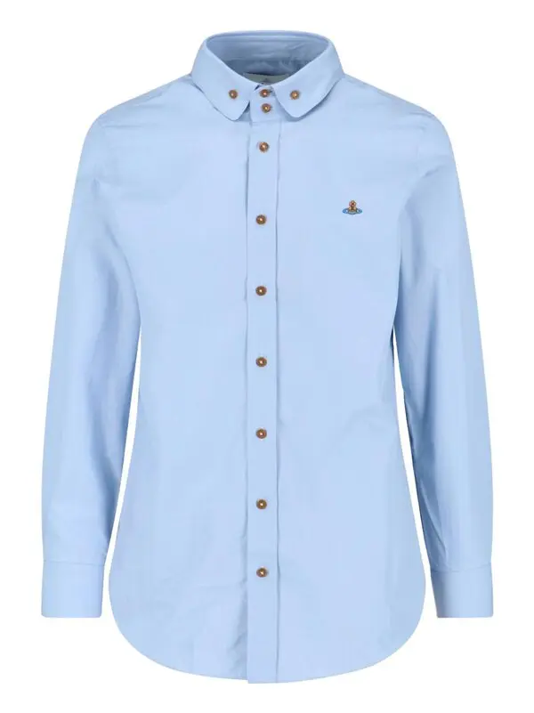 VIVIENNE WESTWOOD Two Button Krall' Shirt - Light Blue