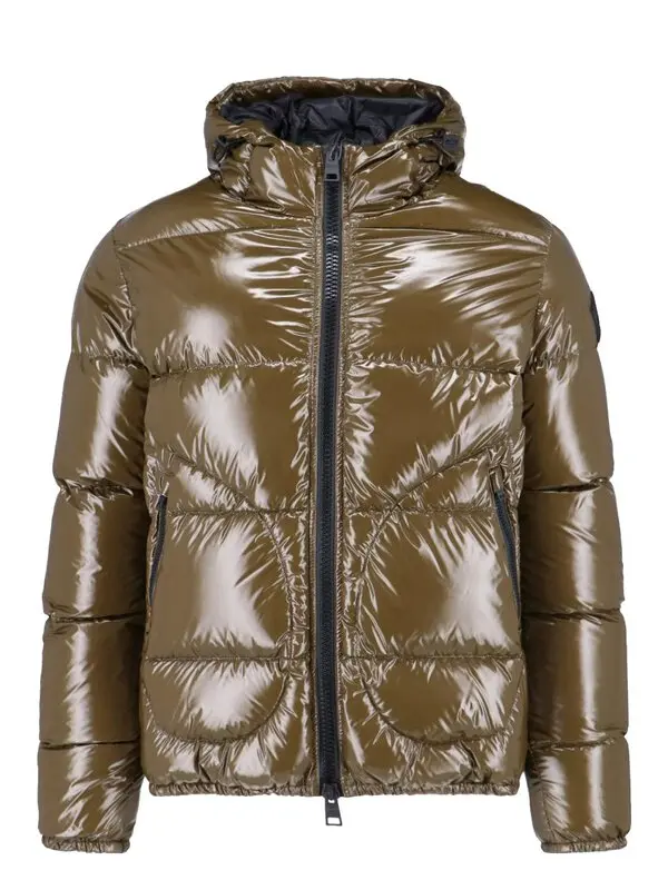 Herno Zip Down Padded Jacket - Green