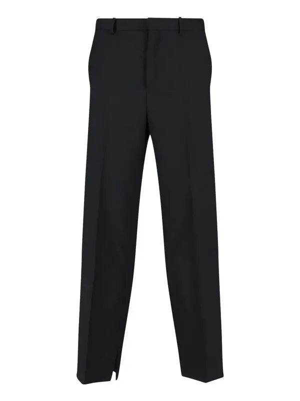 Gucci Straight Wool Pants - Black