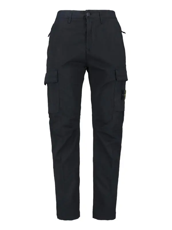 Stone Island 3100304 Supima® Cargo Pants - Black