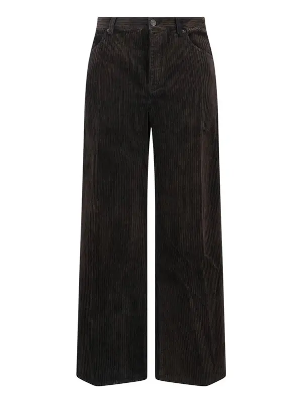 FRAME Corduroy Wide Leg Pants - Brown